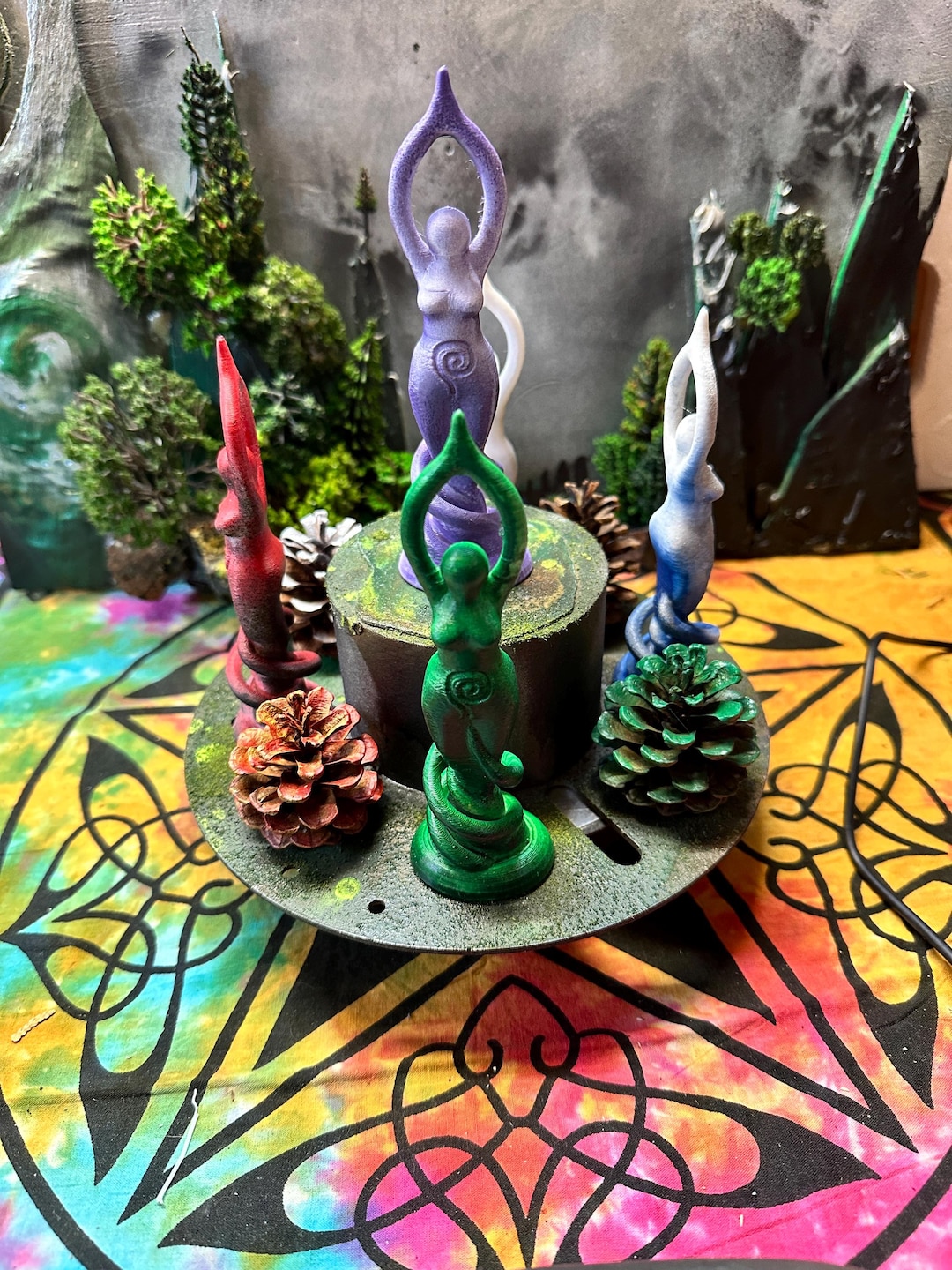 Spiral Goddess, Forces of Nature, Gaia Statue, Mother Earth, Pagan ...