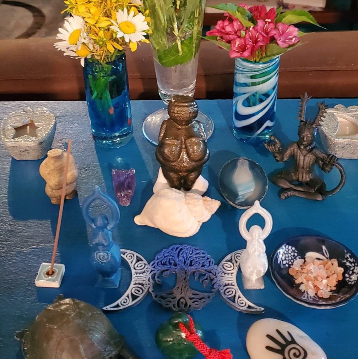 Spiral Goddess Altar Statue Gaia Mother Earth Pagan | Etsy