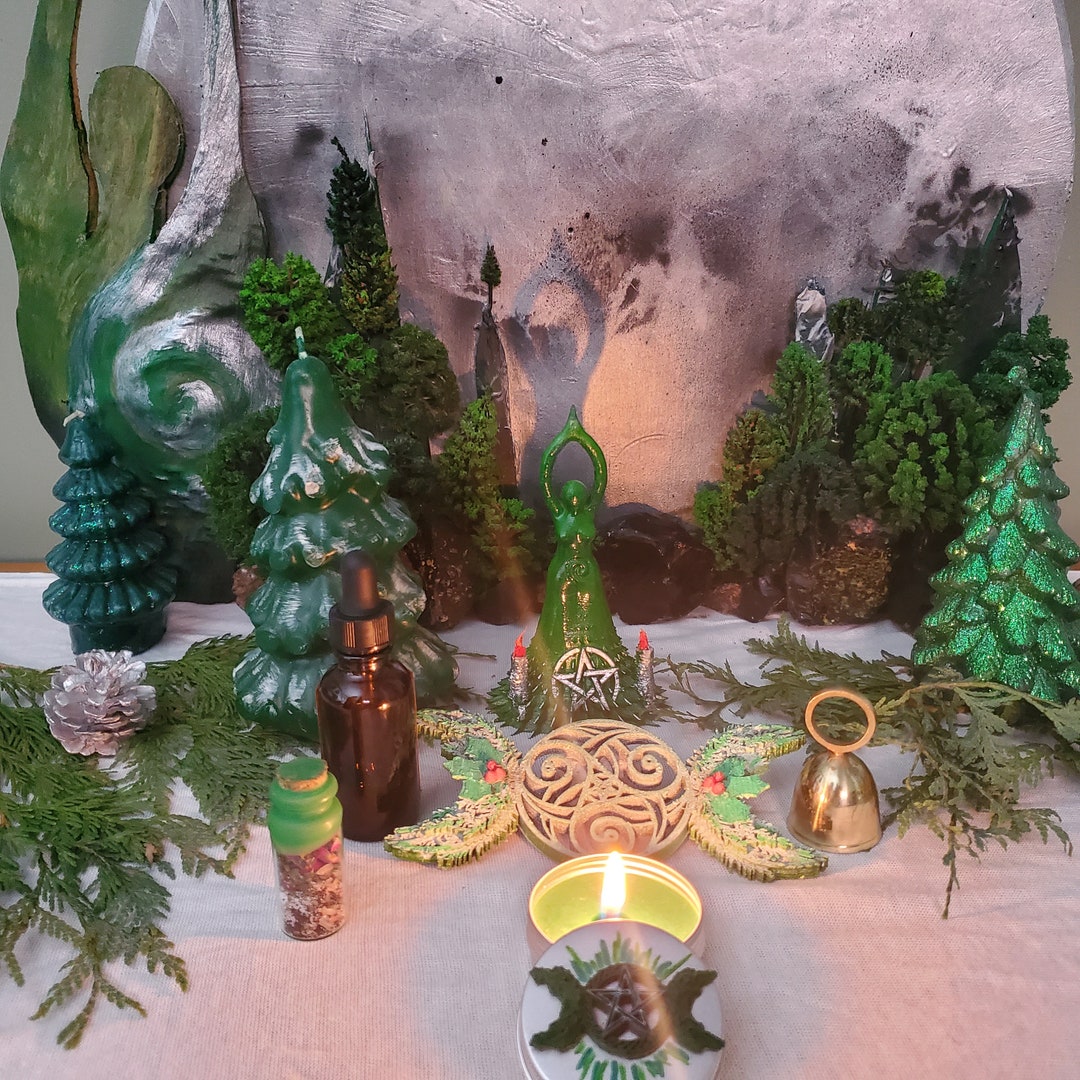 Yule Ritual Kit, Celebrate Pagan Yule, Winter Solstice, Winter Goddess ...