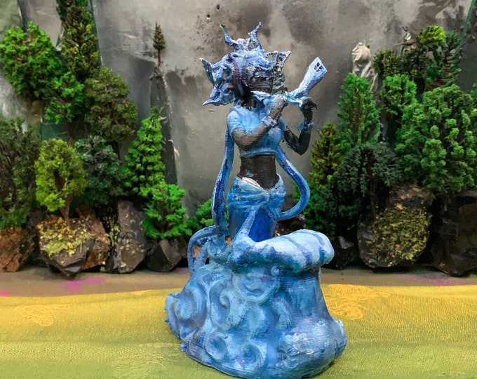 Yamaya Statue, Yemaja Deity, Mother of Fish, Goddess of Oceans, Black ...