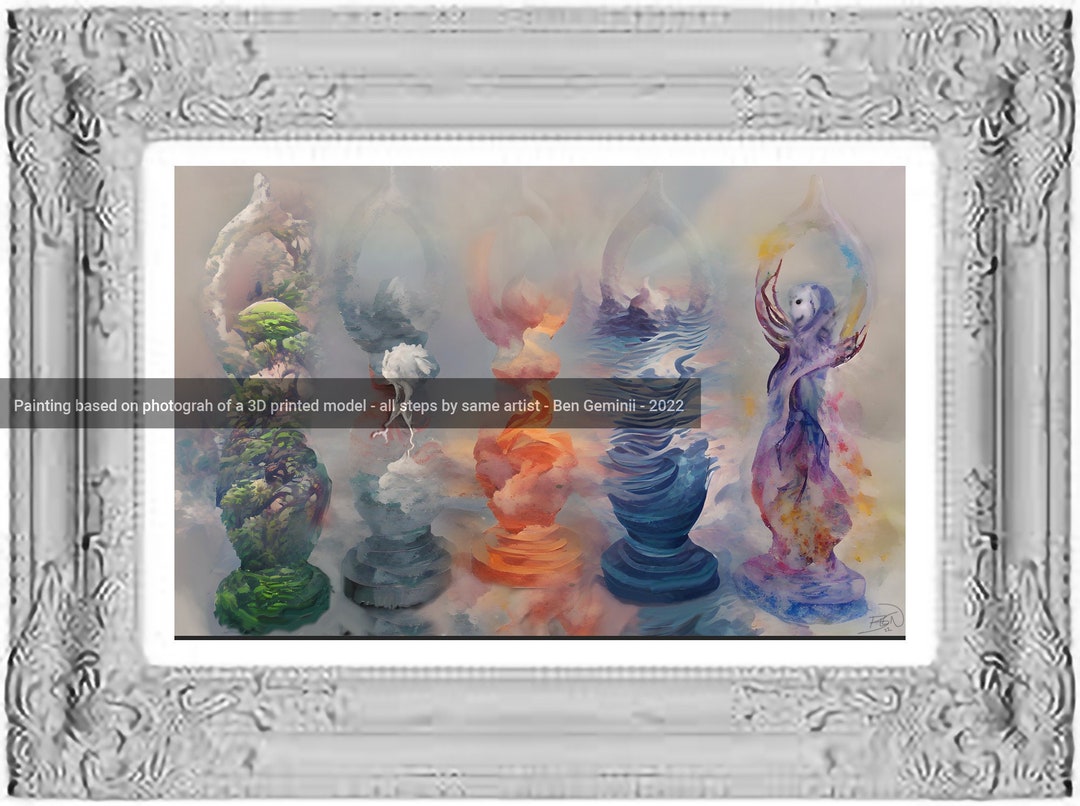 Element Goddesses Painting, Highres Download, Spiral Goddess, Earth ...