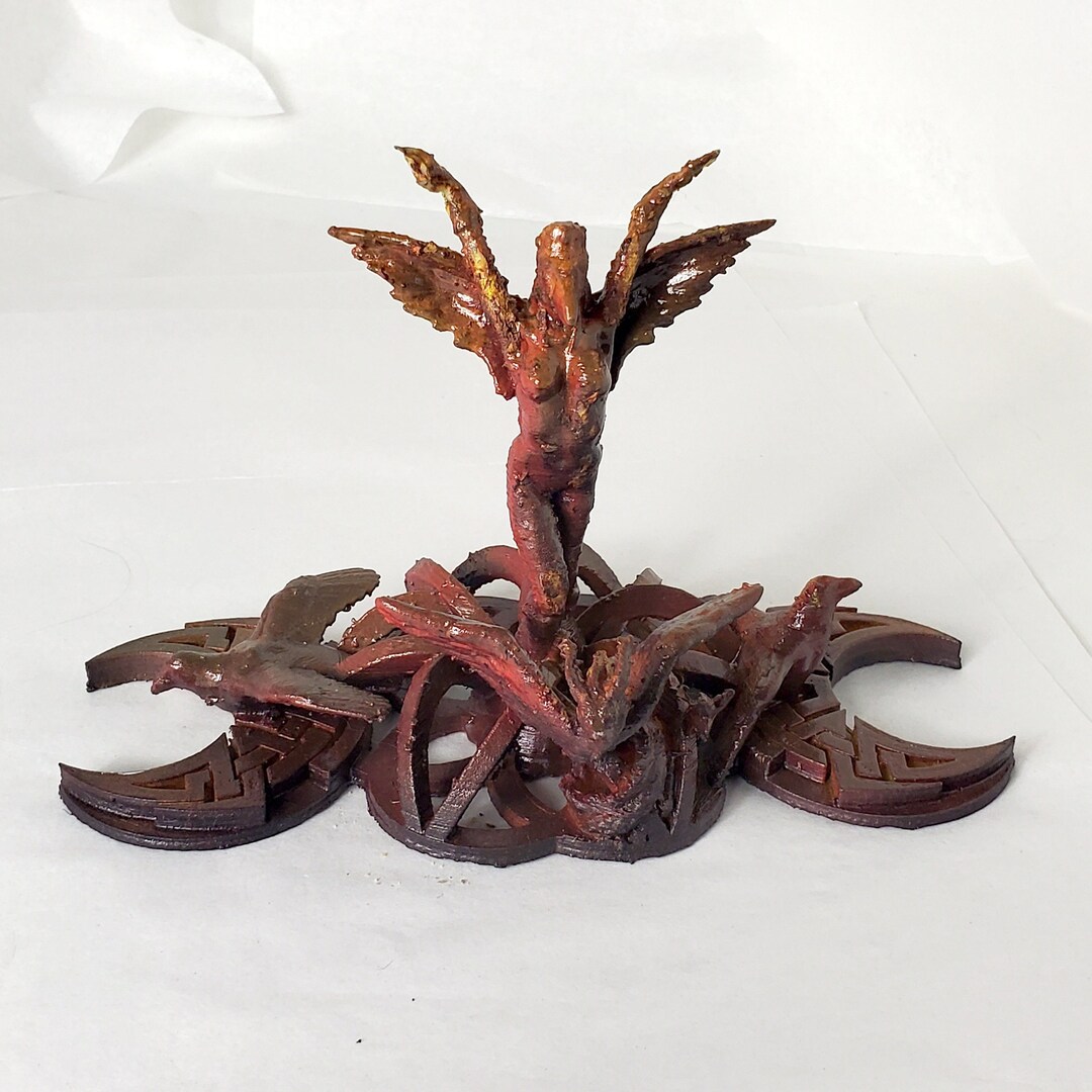 Morrigan Statue One of a Kind Fire + Fall Finish (the Morrighan ...