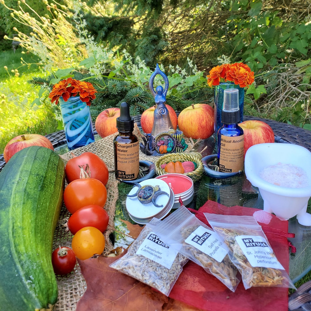 Mabon Ritual Kit, Fall Equinox Sabbat Celebration, Harvest-inspired ...