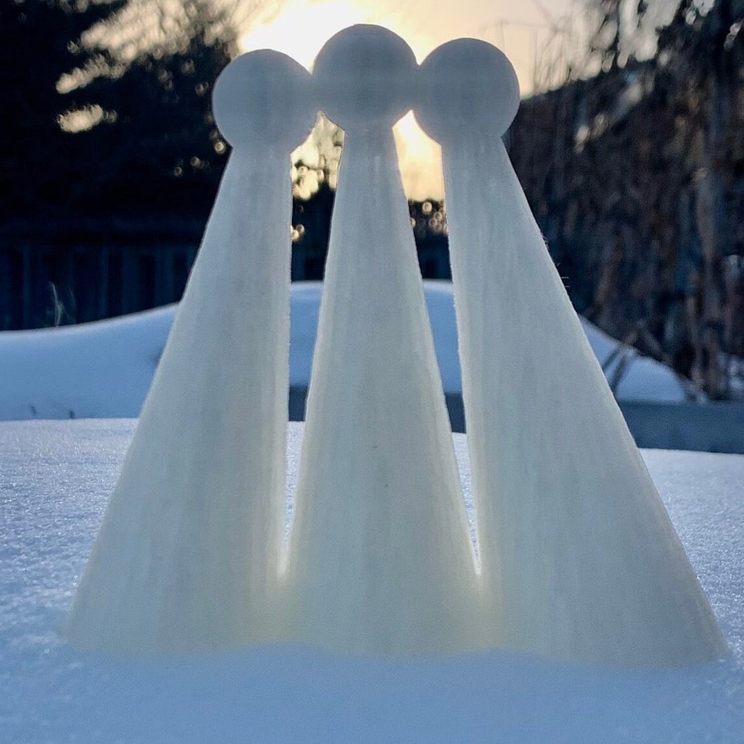 Awen - Divine Inspiration, Free-standing Altar Statue, Druid Symbol ...