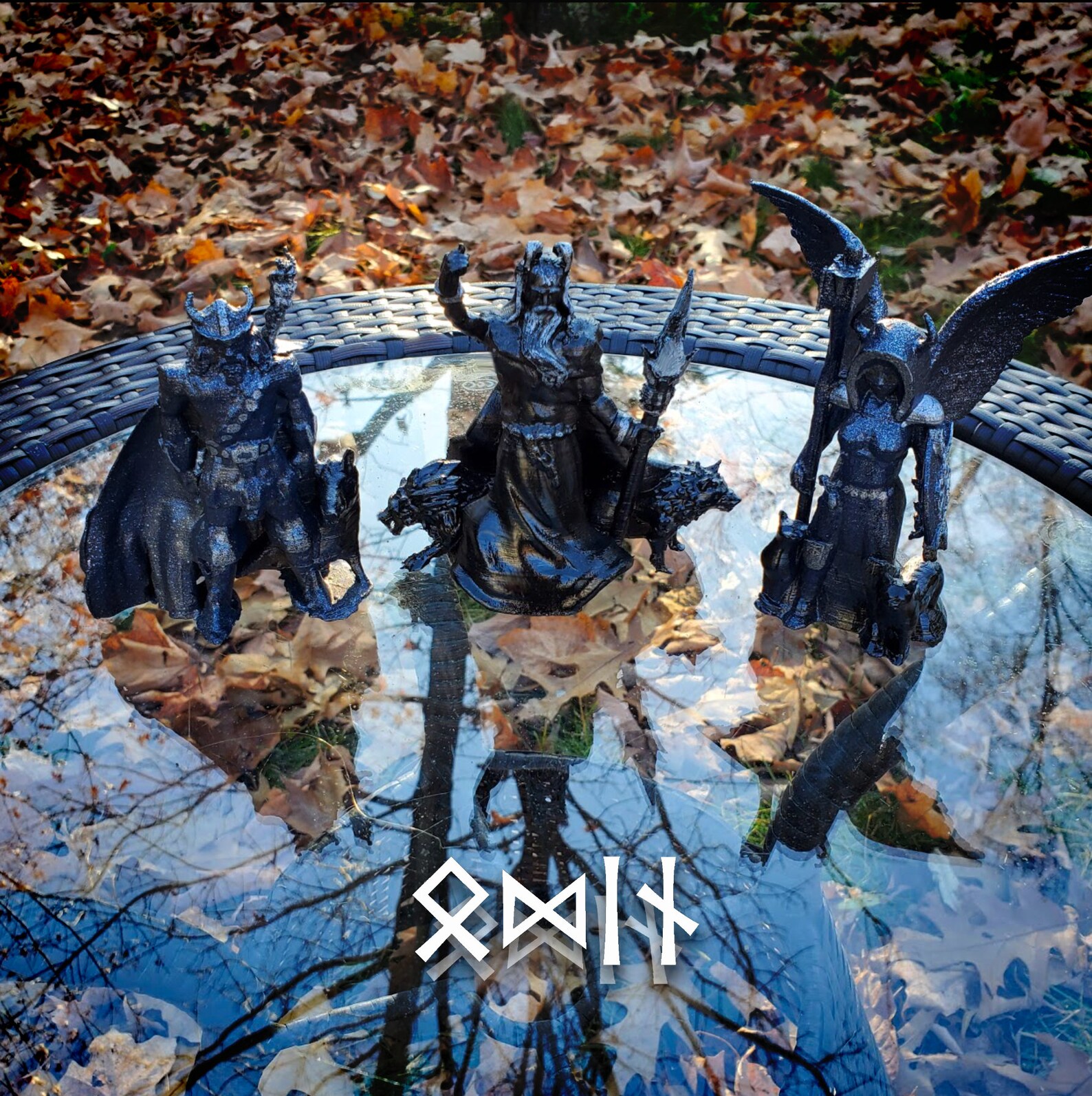 Odin Statue, Wotan, Woden, Norse Statue, Viking God, Wiccan Art, Altar ...