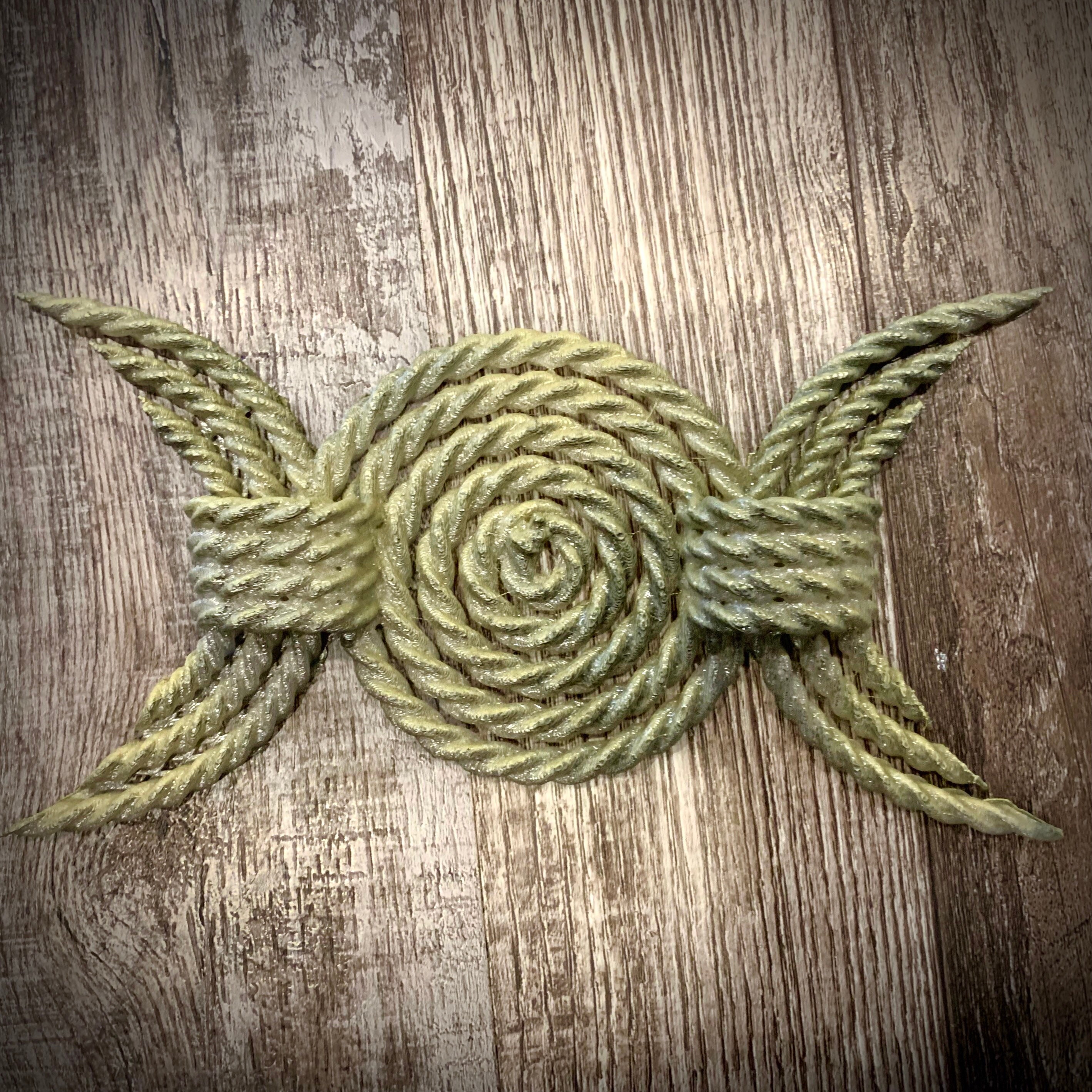 Rope Spiral Moon Triple Goddess Wall Art, Knot and Rope Magic, Triple ...