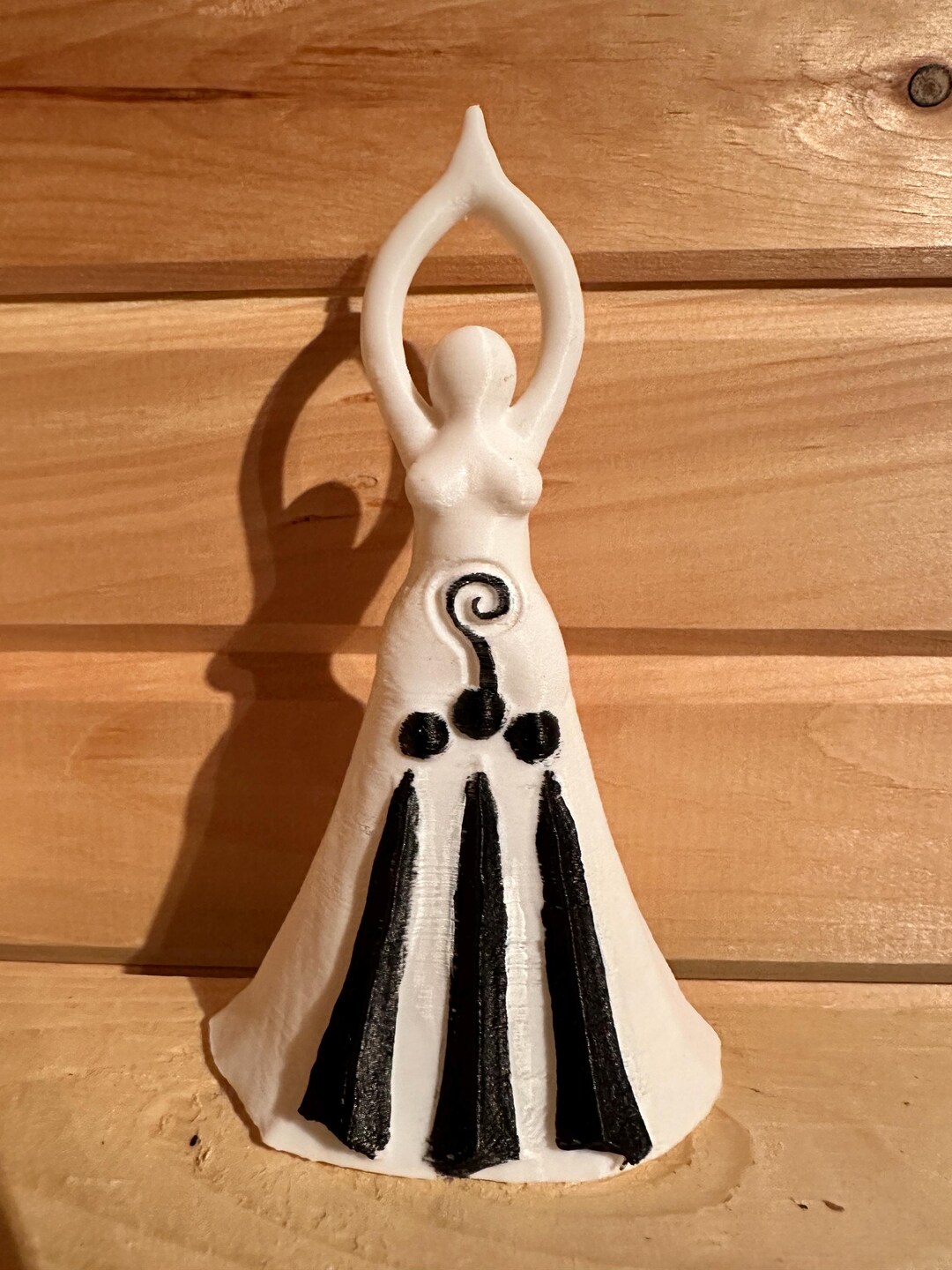 Awen Spiral Goddess, Celtic Symbol of Divine Inspiration, Pagan Statue ...