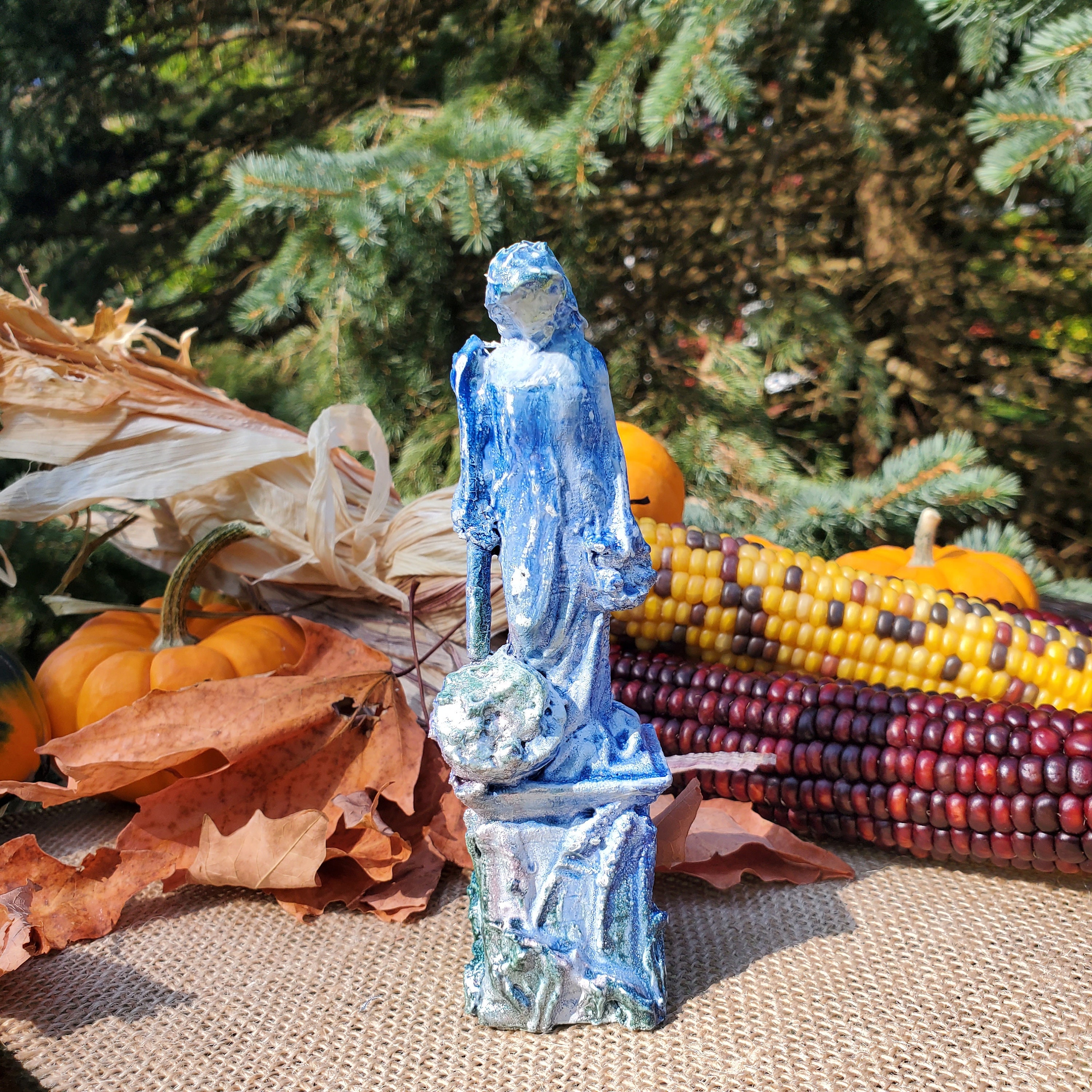 Demeter Statue Harvest Goddess Figurine Greek Goddess - Etsy