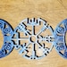 Vegvisir Norse/viking Compass Triple Goddess Moon Altar Mat - Etsy