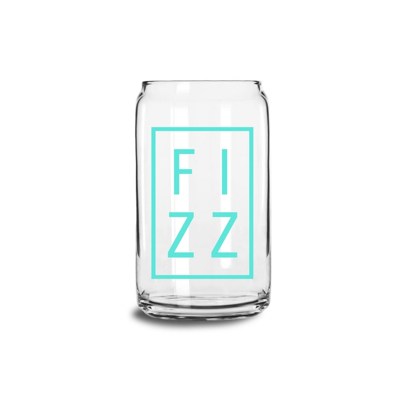 FIZZ Glass | 16oz Fizz Glass Glow Glass Green Gut Glow Glass - Etsy