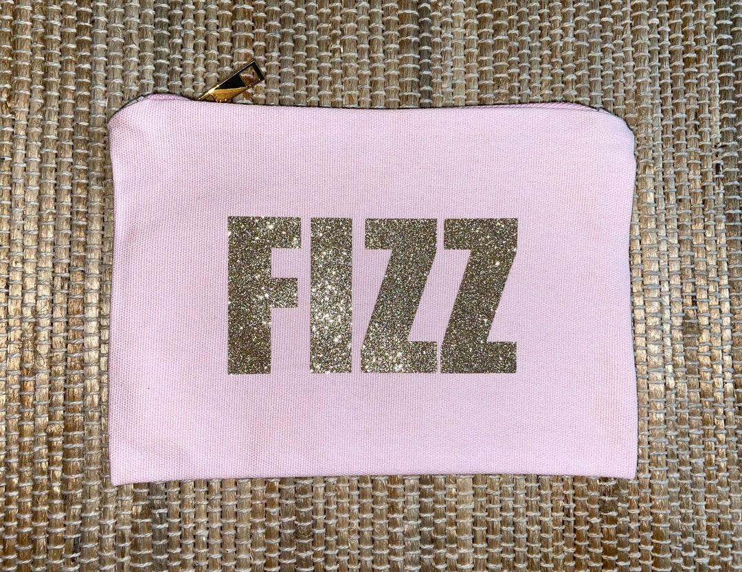 Pink FIZZ Bag With Champagne Glitter Fizz Bag Fizz Gift - Etsy
