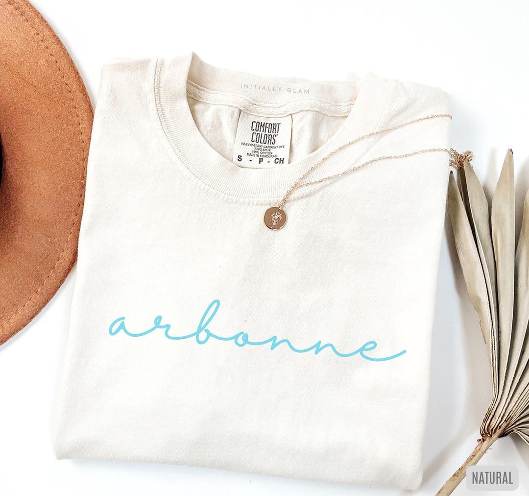 Comfort Color Classic Script Tshirt for Bon Babe Apparel Bonne Babe ...