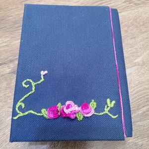 A6 Botanical Floral Journal Diary Pink Roses Planner Travel - Etsy