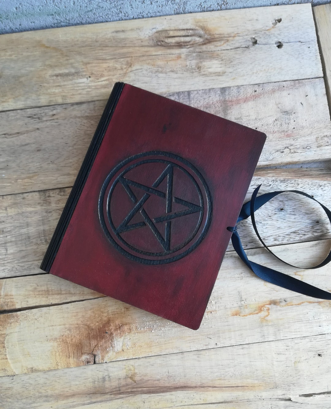 Pentacle, Book of Shadows, Book of Spells, Book of Witchcraft, Occult ...