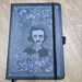 Edgar Allen Poe A5 Notebook Poe Silhouette Nevermore Poe - Etsy