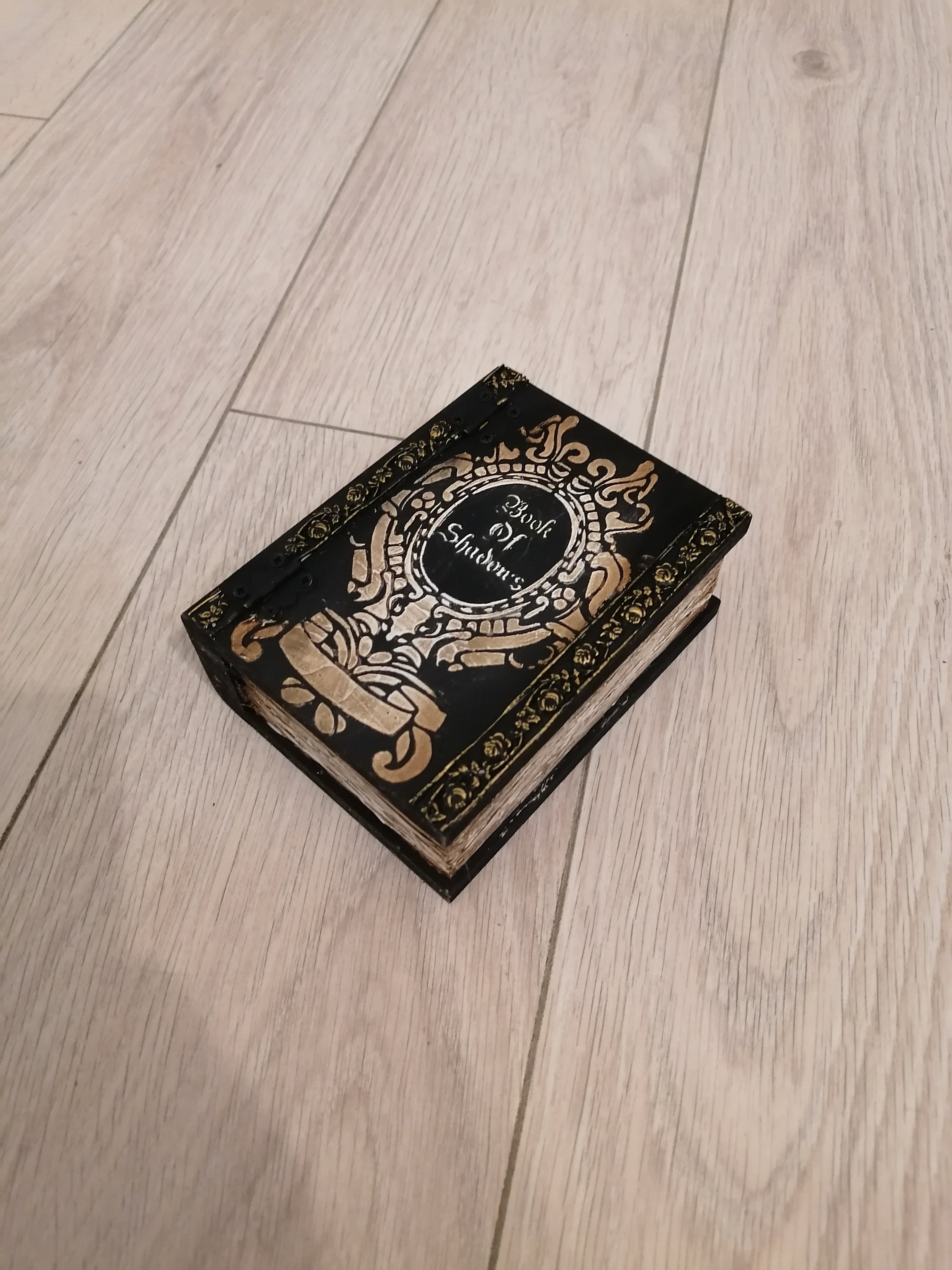 Wedding Rustic Ring Bearer Box, Old Book Box, Wedding Ring Book Box ...