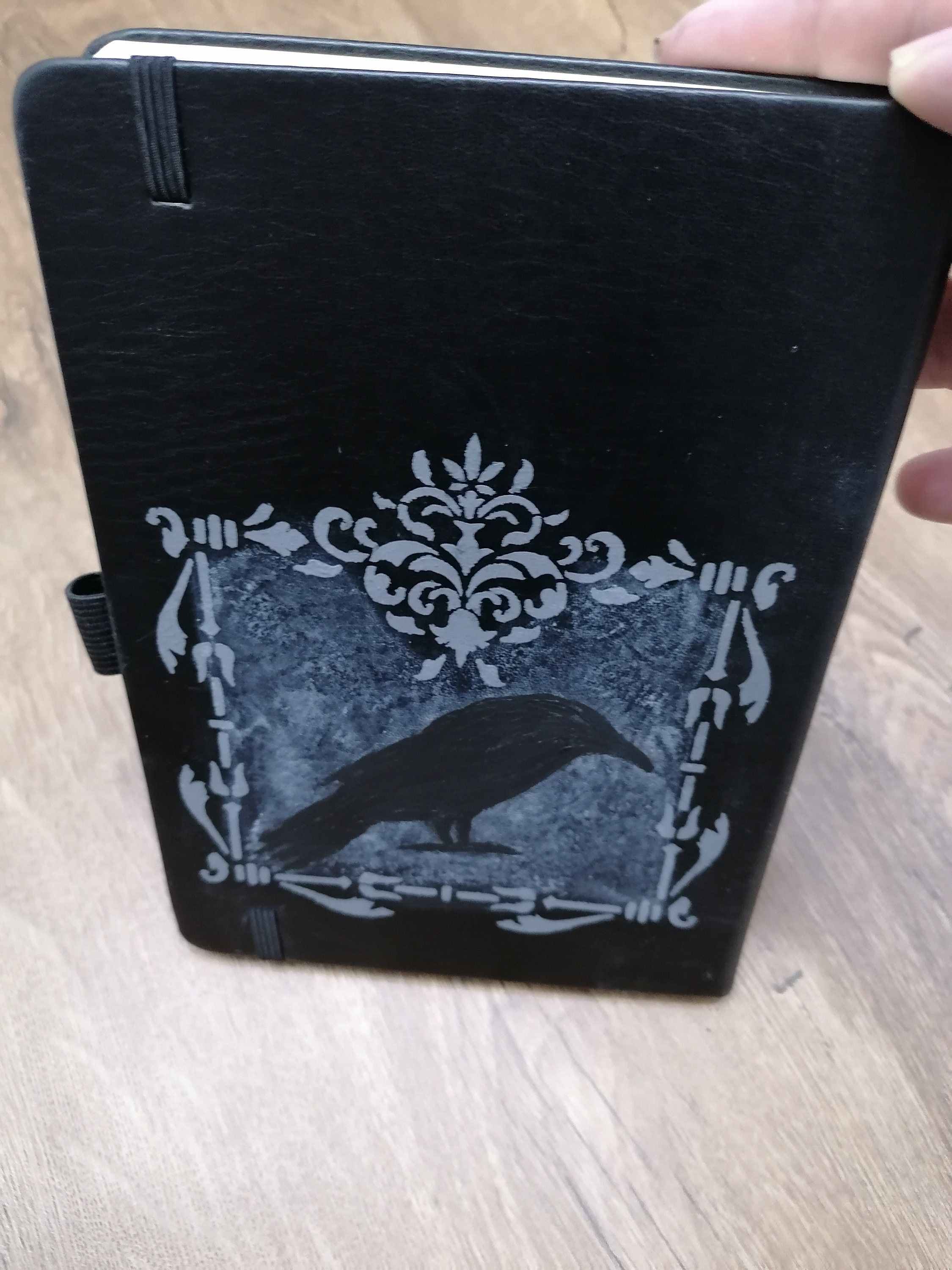 Edgar Allen Poe A5 Notebook Poe Silhouette Nevermore Poe - Etsy