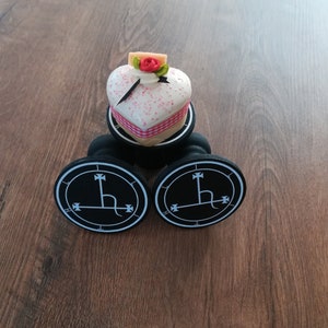 Sigil of Lilith Muffin Cake Stand Black Moon Lilith Cake Mini Stand ...