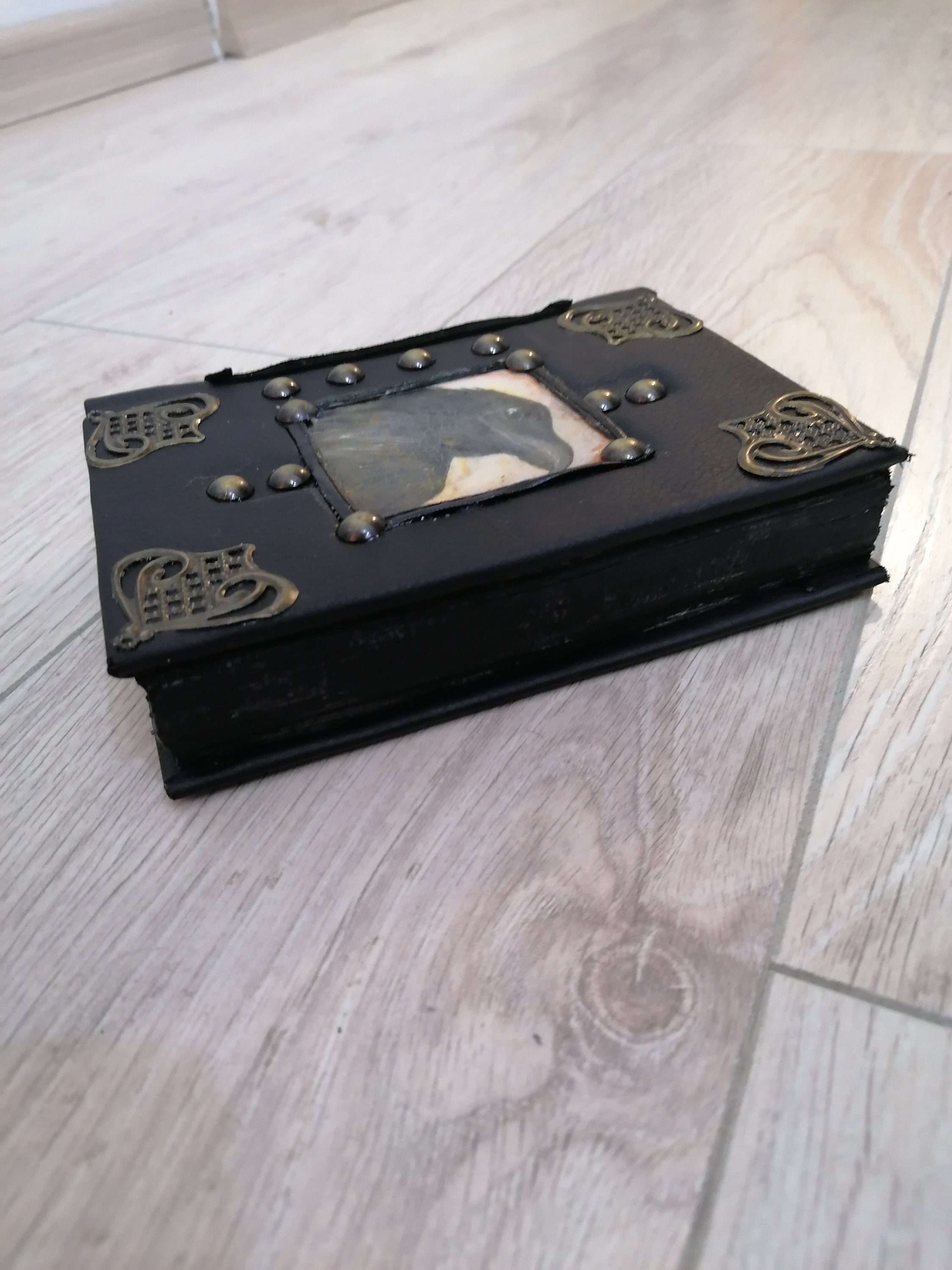 Raven Book of Shadows Crow Book of Spells Mini Blank Altered Book of ...