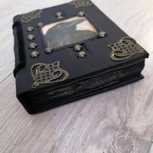 Raven Book of Shadows Crow Book of Spells Mini Blank Altered Book of ...
