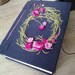 A6 Botanical Floral Journal Diary Pink Roses Planner Travel - Etsy