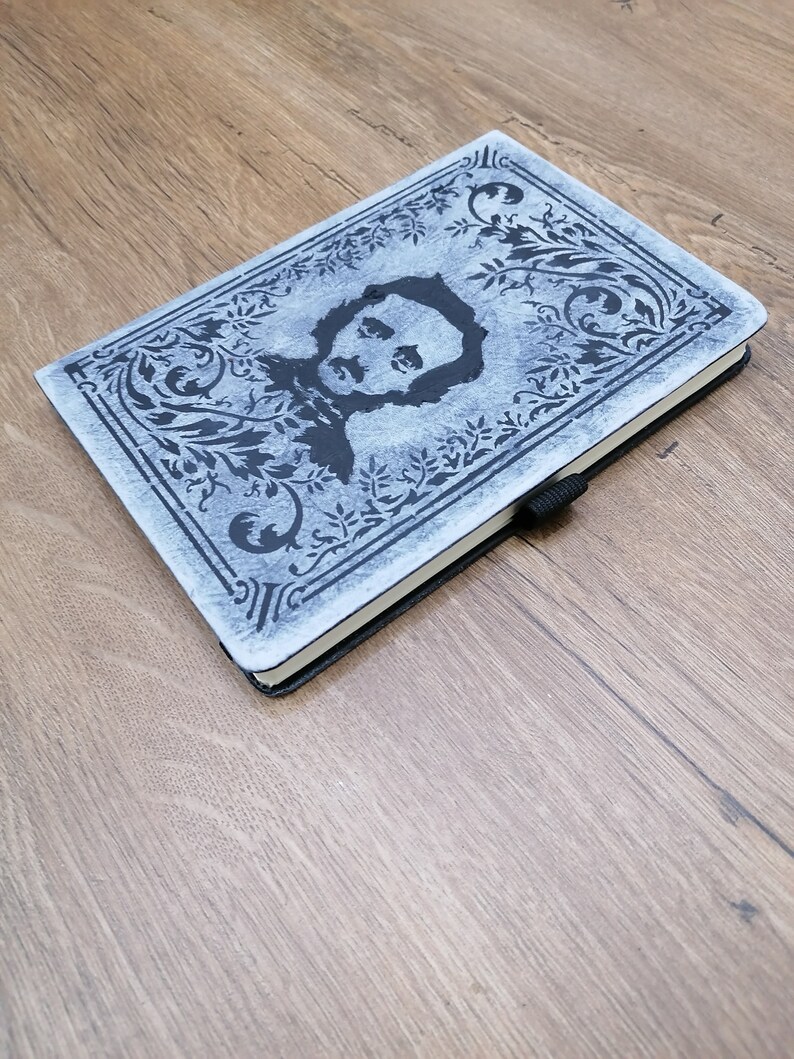 Edgar Allen Poe, A5 Notebook, Poe Silhouette, Nevermore Poe, Junk ...