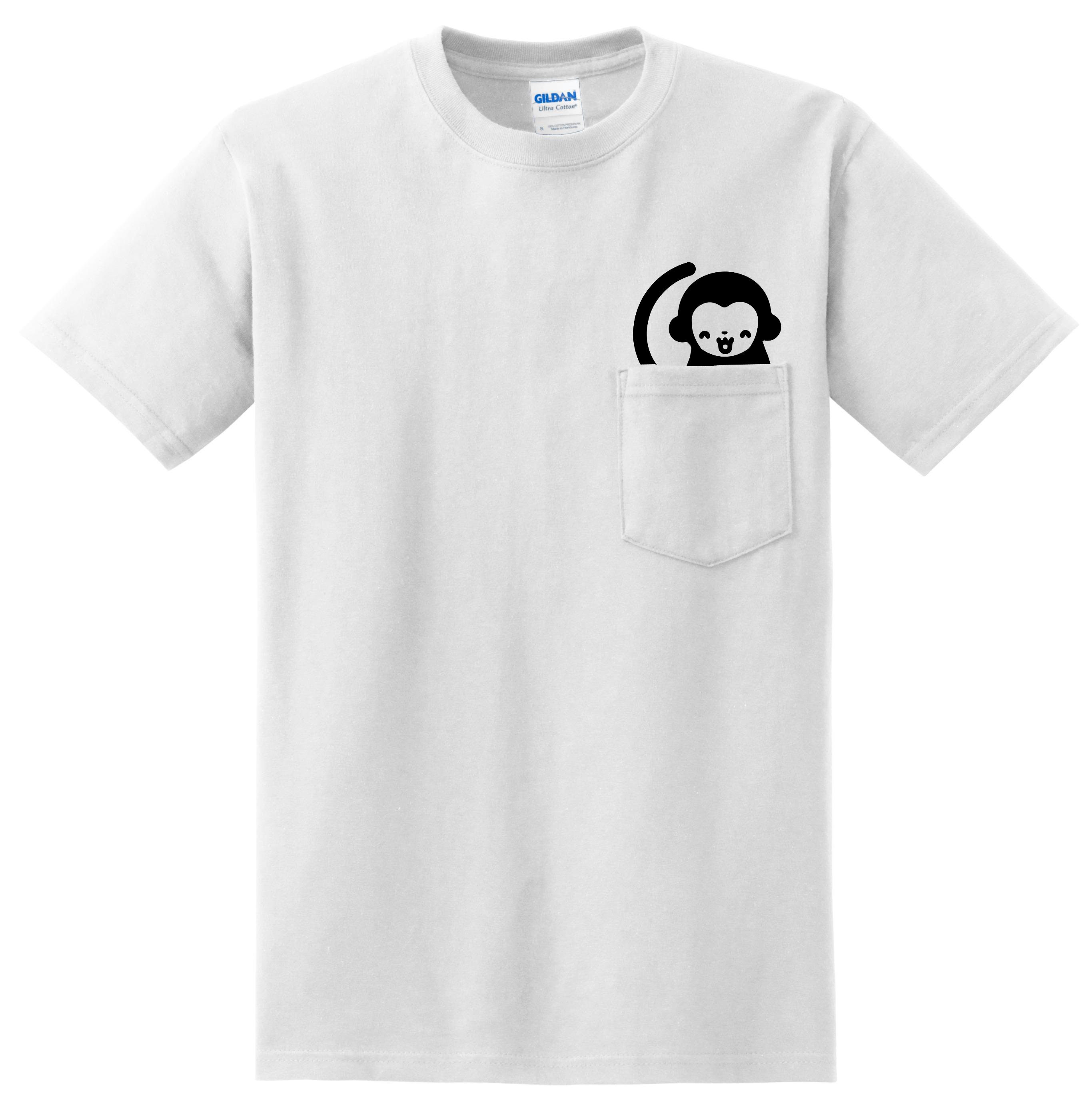 Funny Pocket Monkey Middle Finger Gift Unisex T-shirt - Etsy