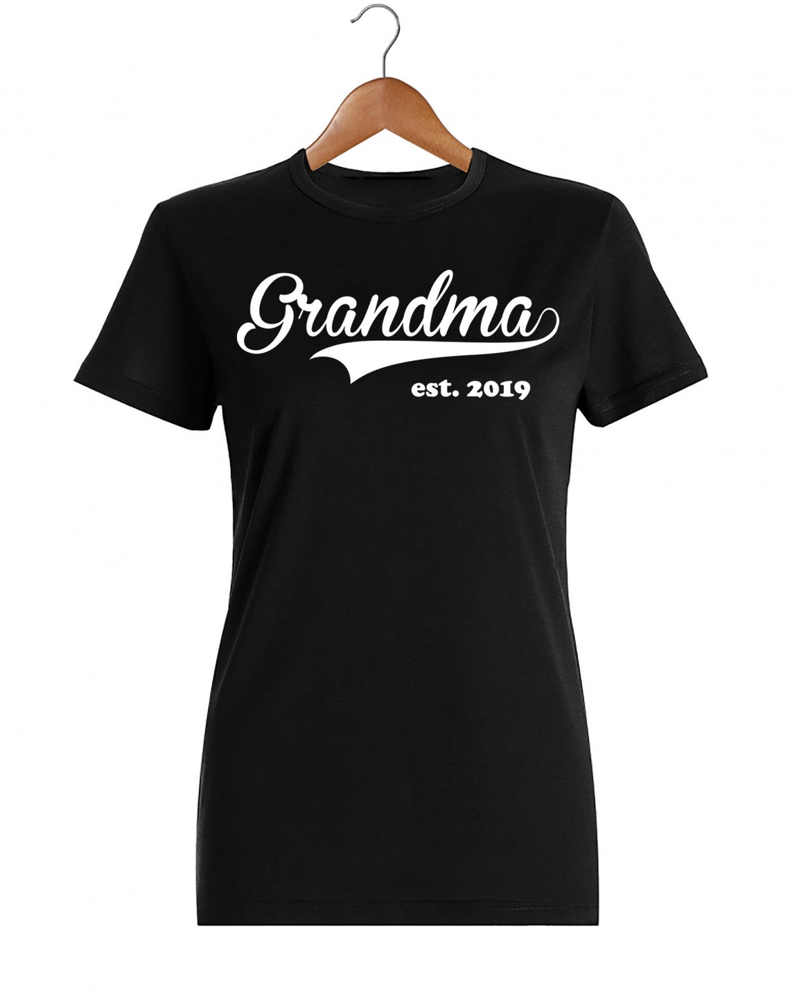 Grandma Est 2019 Gift T-shirt for Grandmother New Grandma Baby - Etsy