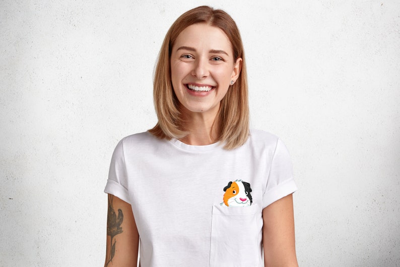 Guinea Pig Funny Pocket Middle Finger Gift Pocket Unisex - Etsy