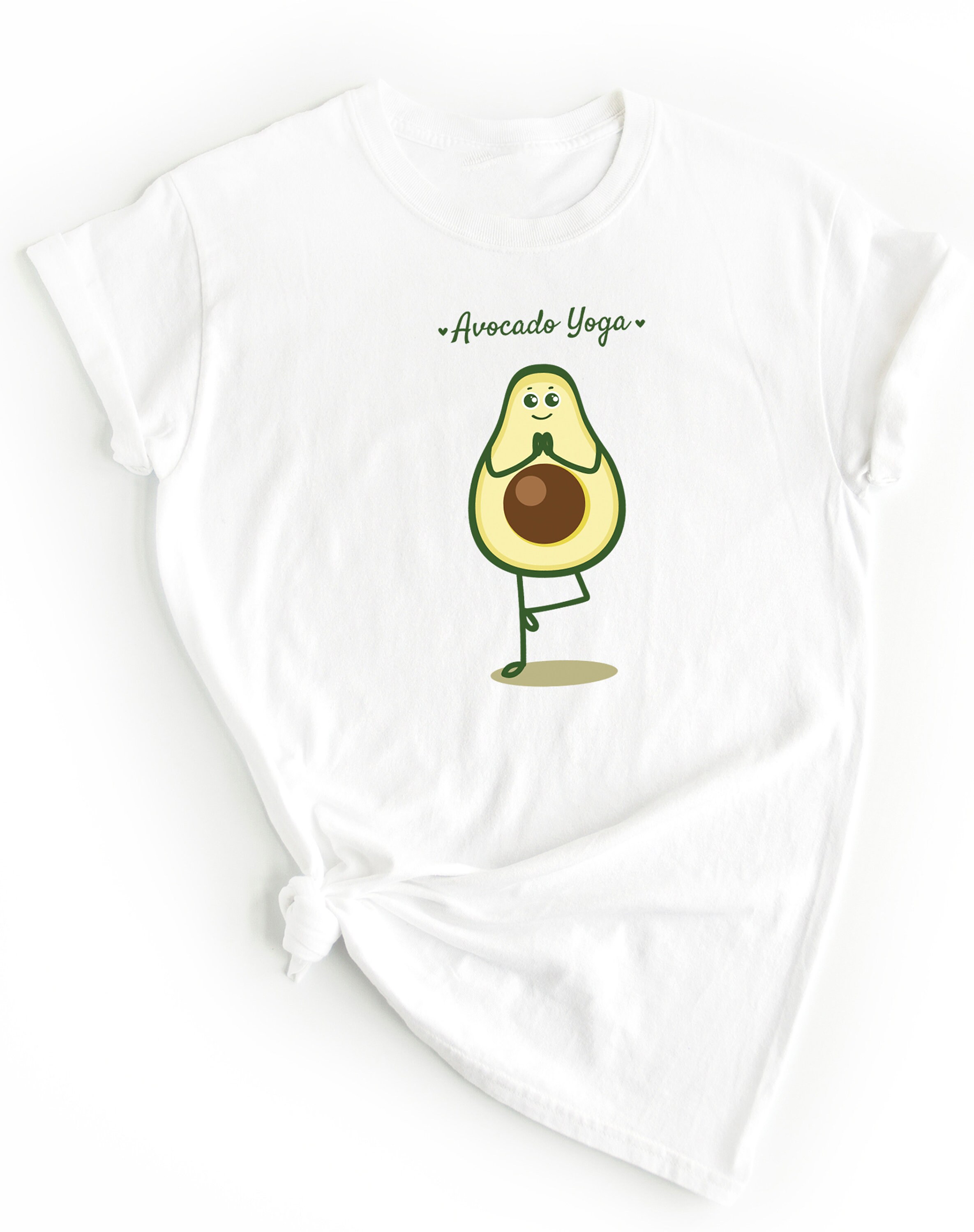 Avocado Yoga T-shirt Sport Tee Yoga Shirt Gift T-shirt Gym T - Etsy