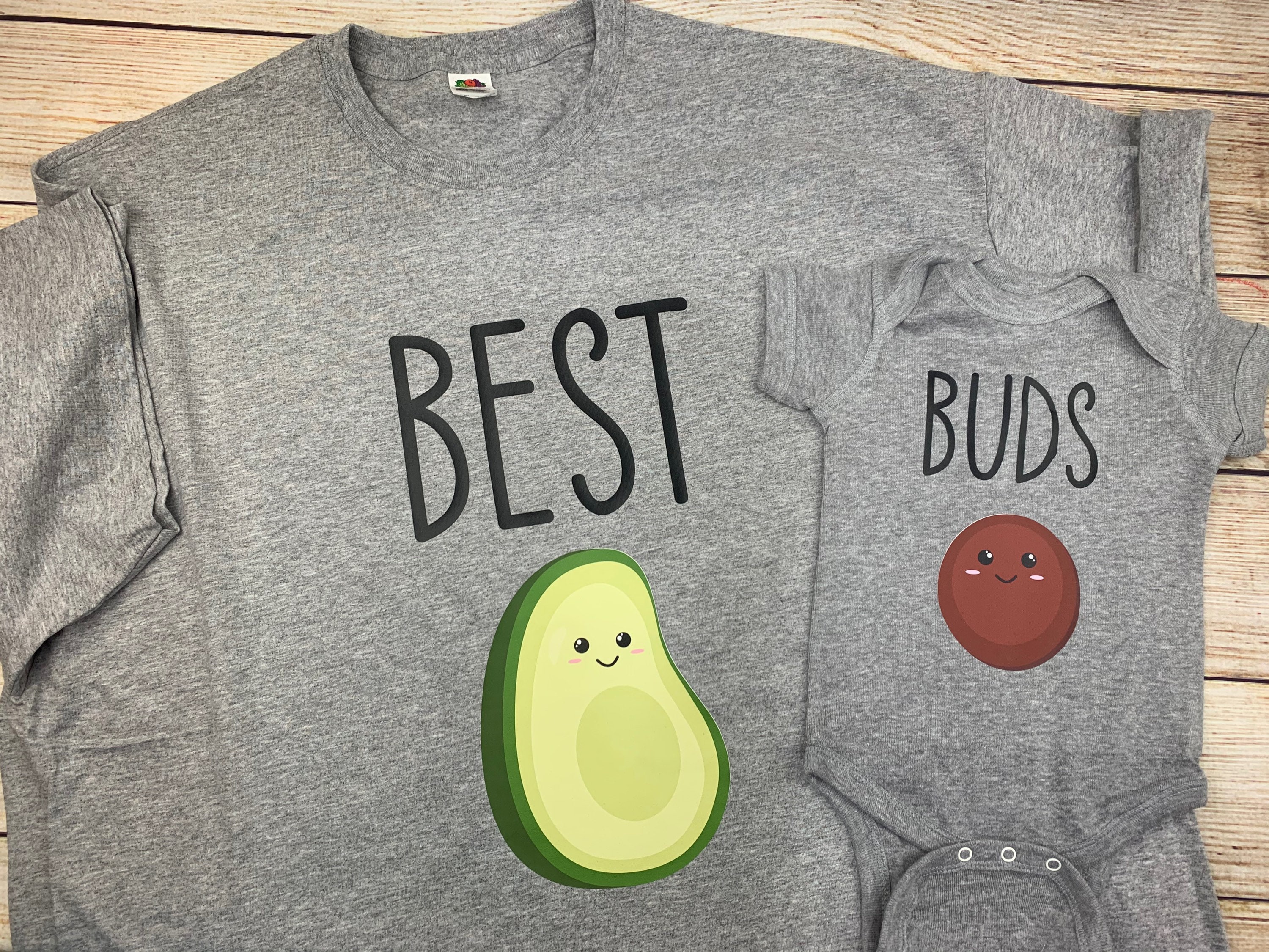 Best Buds Family Matching T-shirts Mothers Day T-shirt Fathers | Etsy