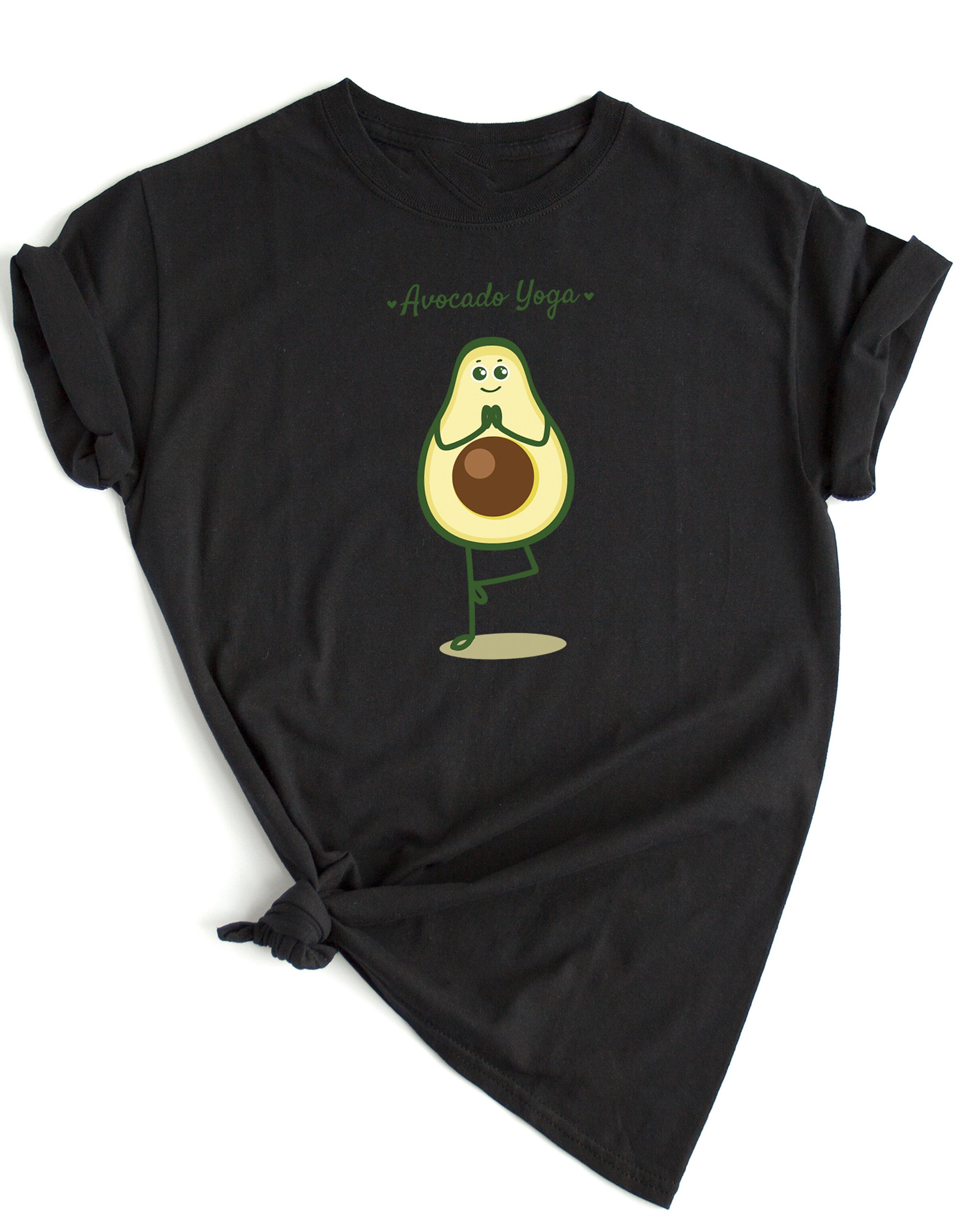 Avocado Yoga T-shirt Sport Tee Yoga Shirt Gift T-shirt Gym T | Etsy
