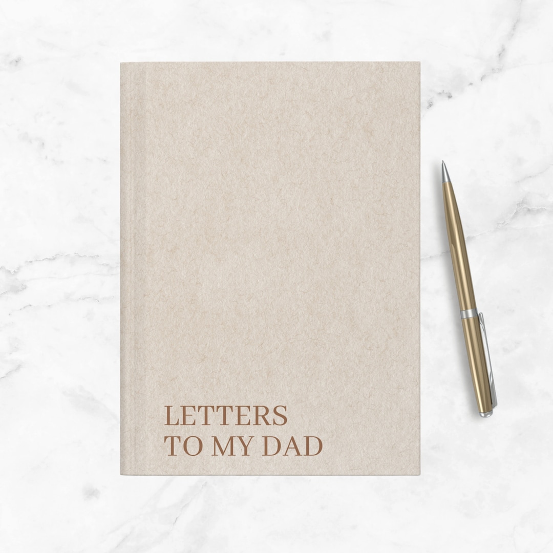 Letters to My Dad Journal, Daddy Memory Miss You Notebook, Father's Day ...