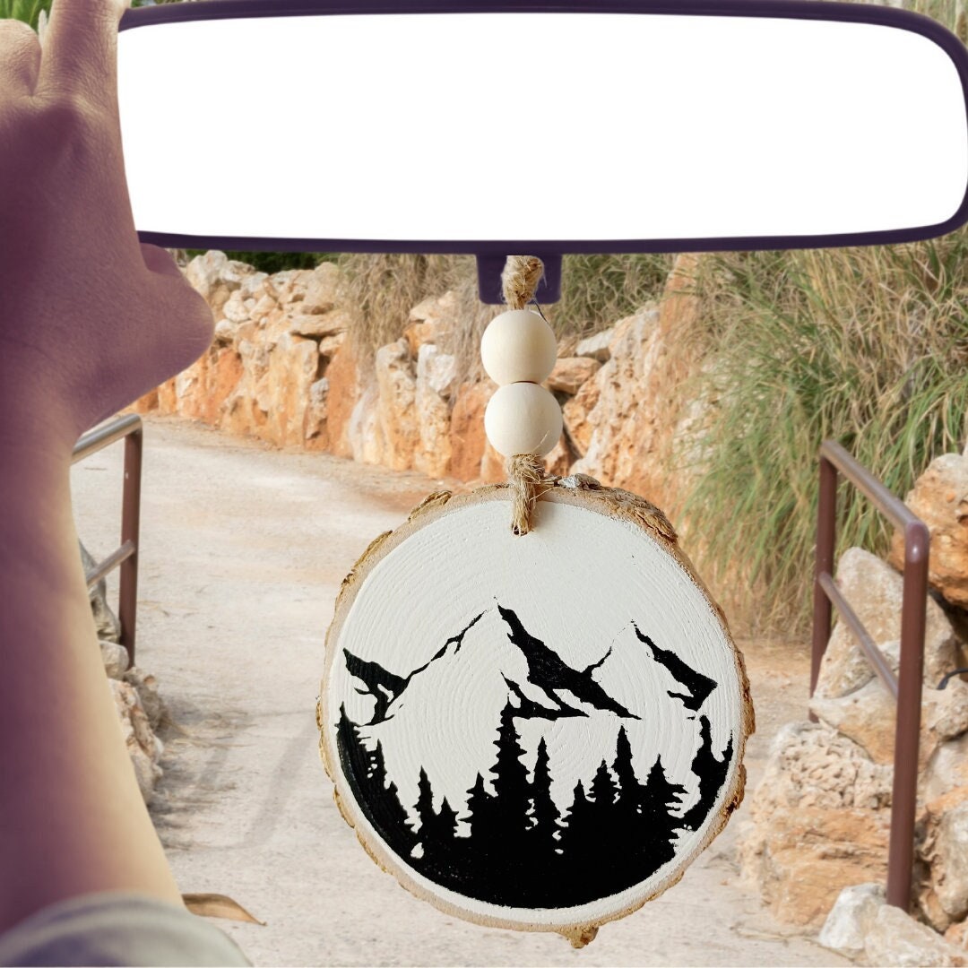 Mountains Car Oil Diffuser, Hiking Ornament, Mountain Car Charm ...