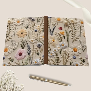 Wildflower Journal, Boho Nature Journal, Floral Journal, Journal for ...