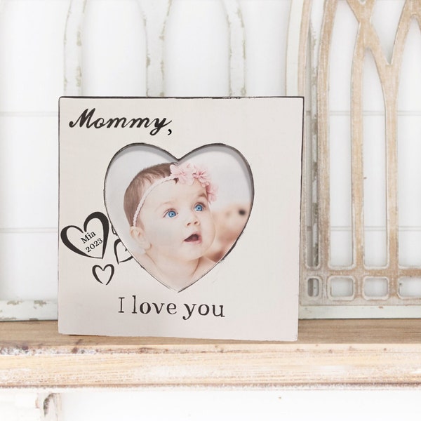 I Love You Mom Picture Frame - Etsy