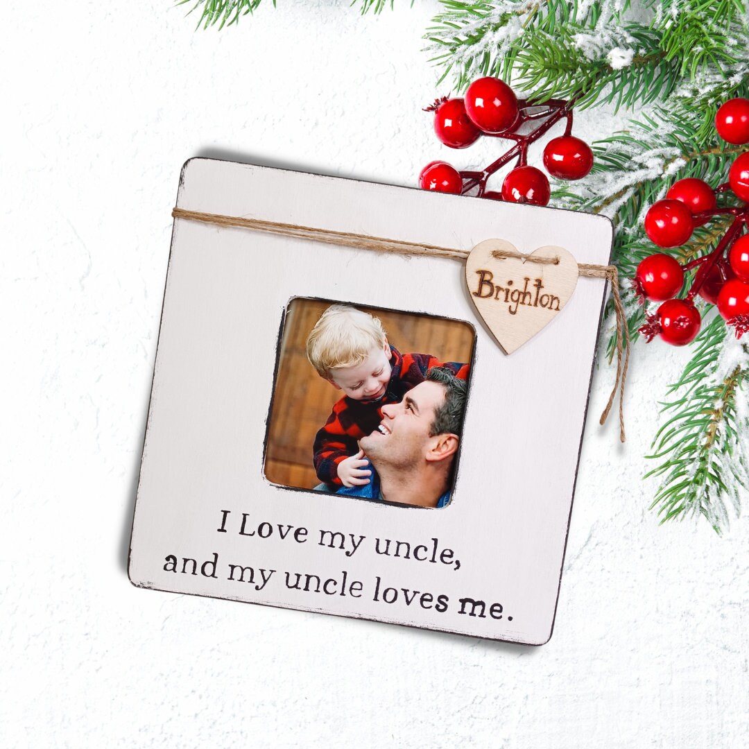 Uncle Christmas Gift, Uncle Picture Frame, Christmas Gift for Uncle ...