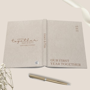 Custom Our First Year Together, Couples Journal Gift, the Story of Us ...