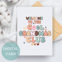 New Grandmother Card : New Grandchild Congratulations | SE0124A6 - Etsy UK