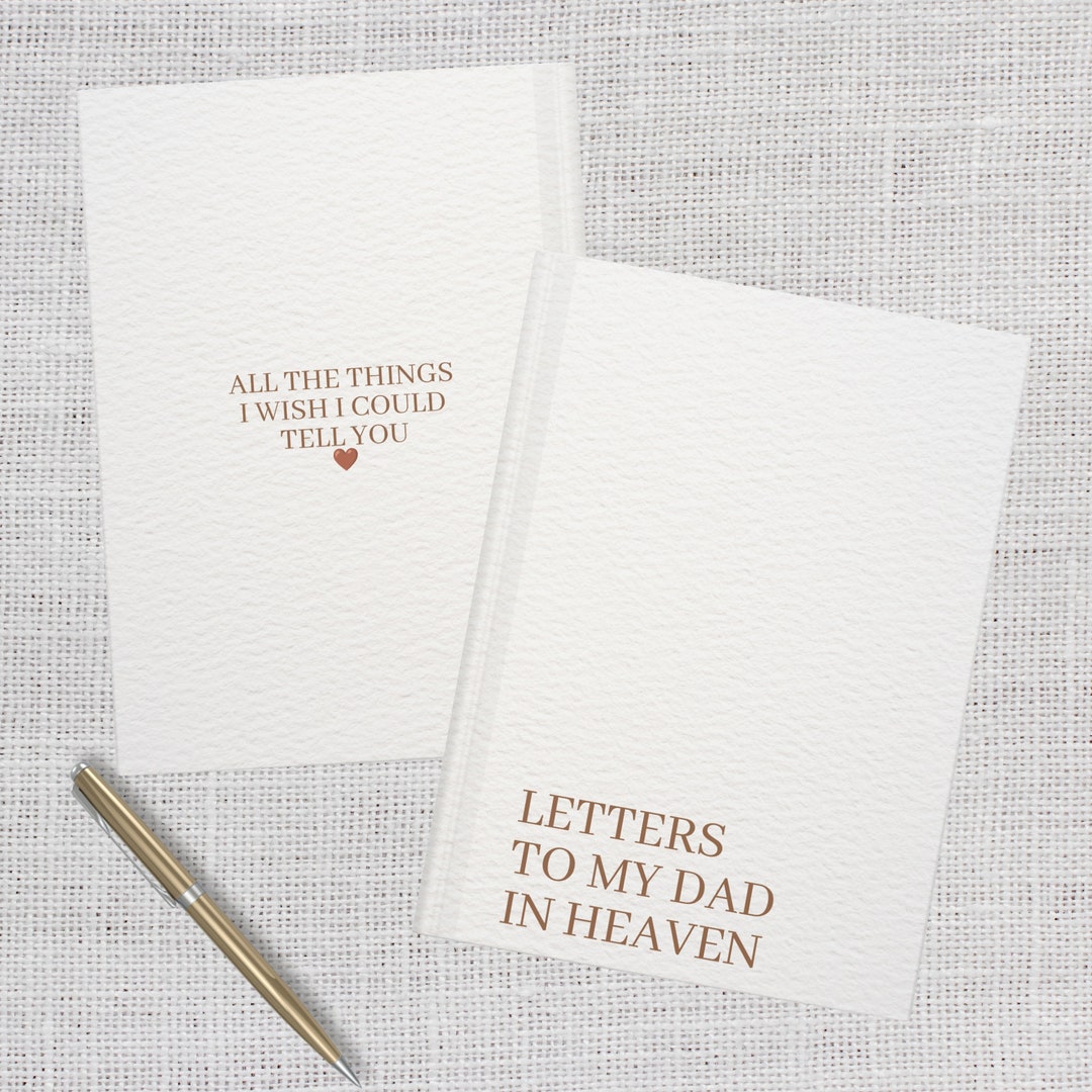Letters to Dad in Heaven, Loss of Dad Gift, Loss of Father Grief ...