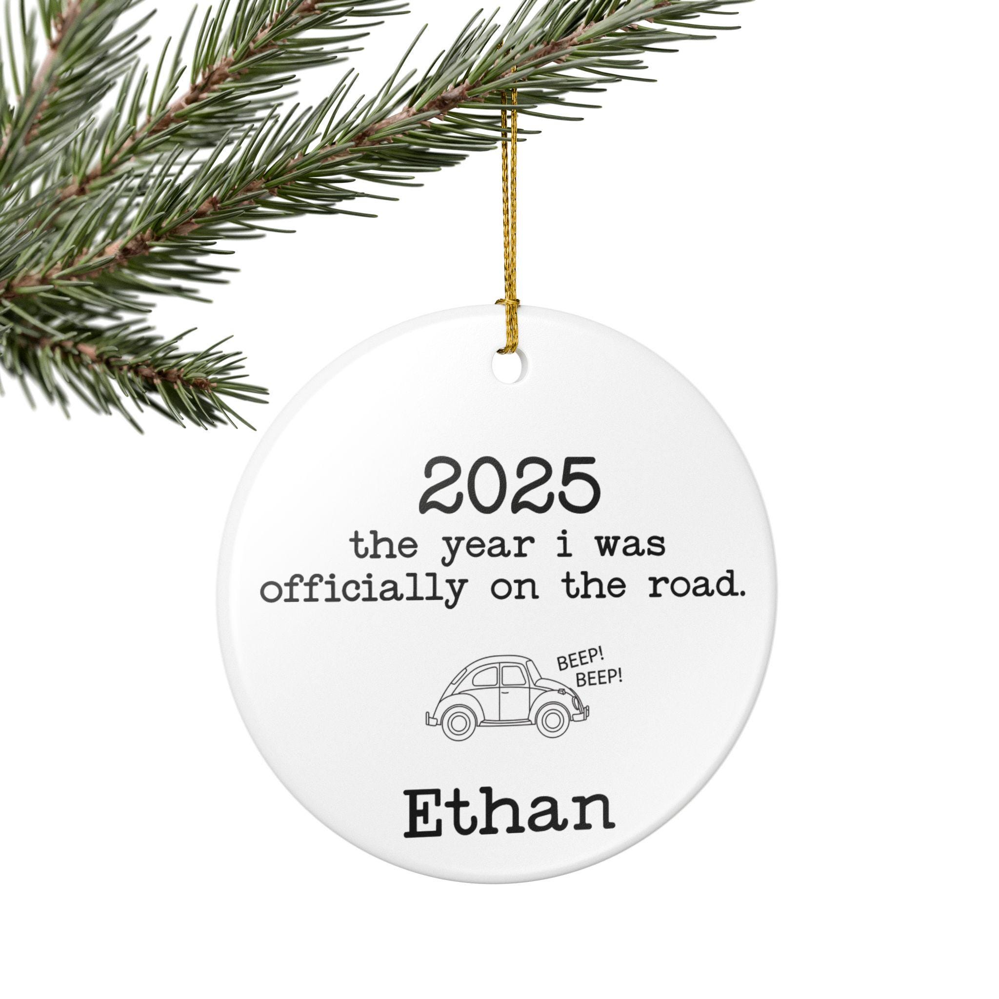 Personalized New Driver Ornament, Custom Licensed Driver Gift for Teen ...