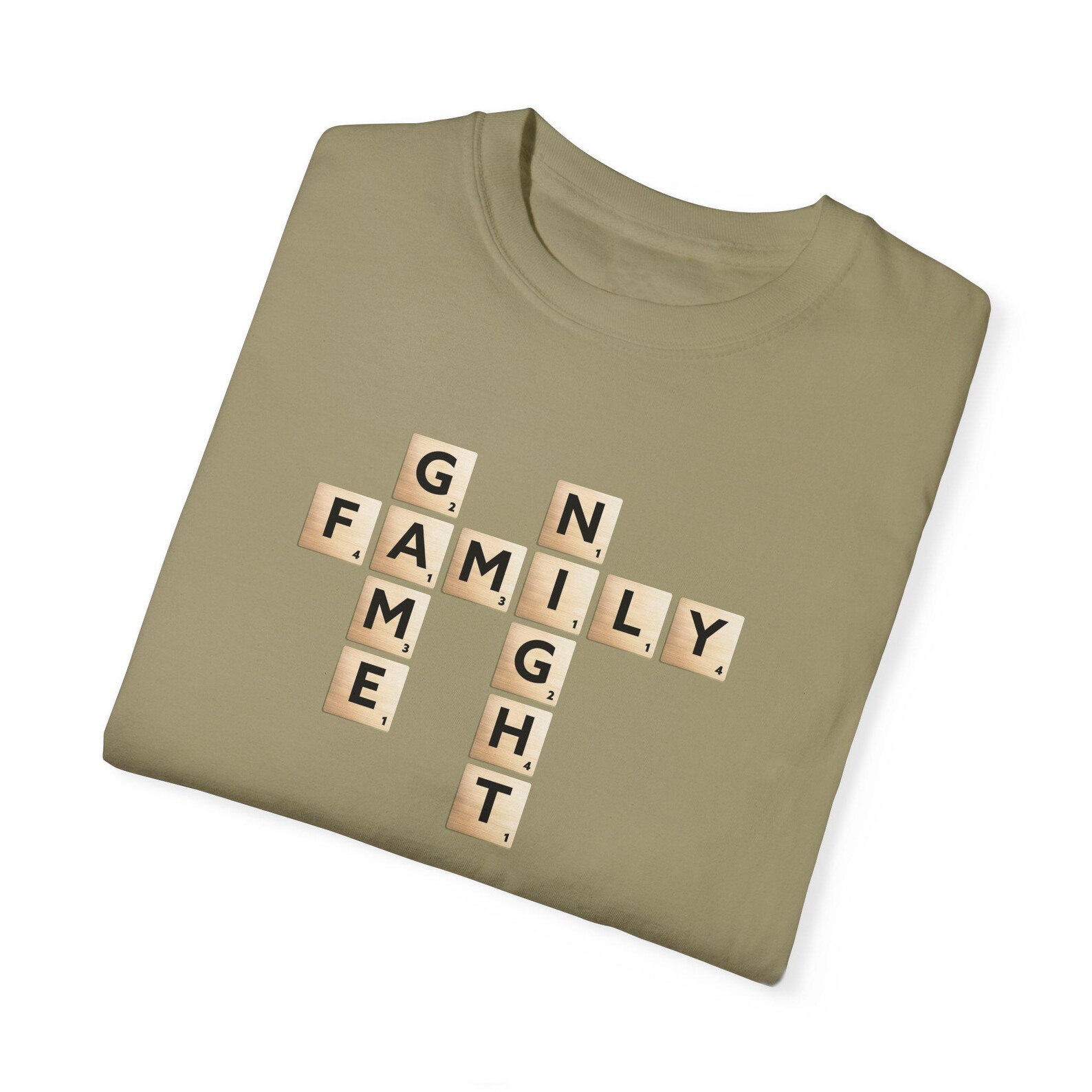 Scrabble Tiles Family Game Night Unisex T-shirt, Game Night Shirt ...
