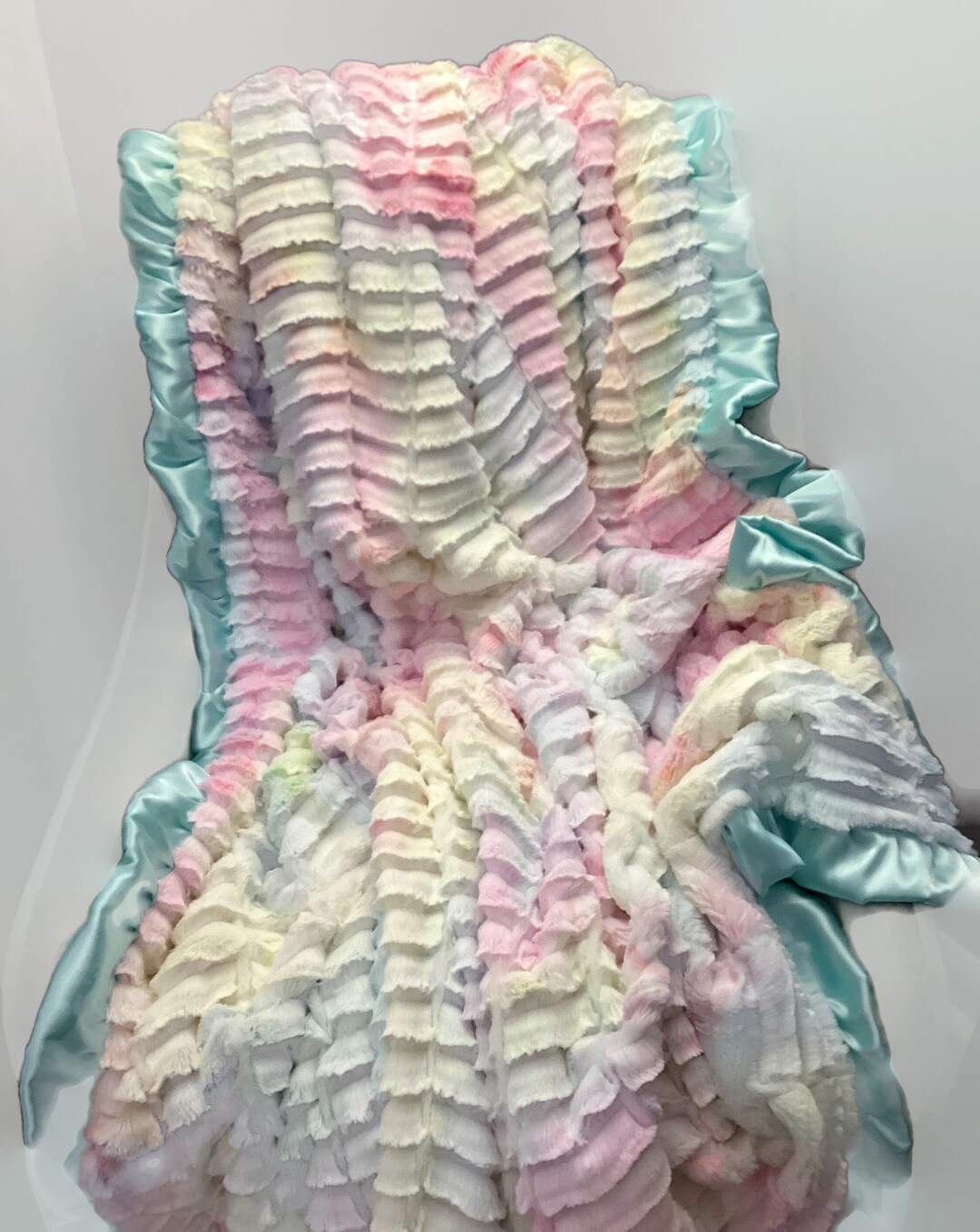 Minky LUXE Couch Blanket/girl/faux Fur/cuddle/groovy/customized/baby ...