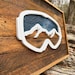 Ski Snowboard Snow Goggle Art - Etsy