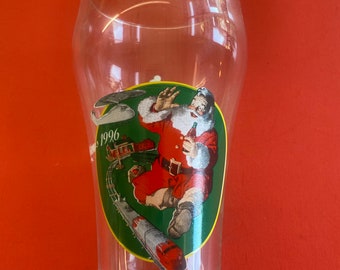 Vintage Coca Cola Santa Drinking Glasses - Etsy