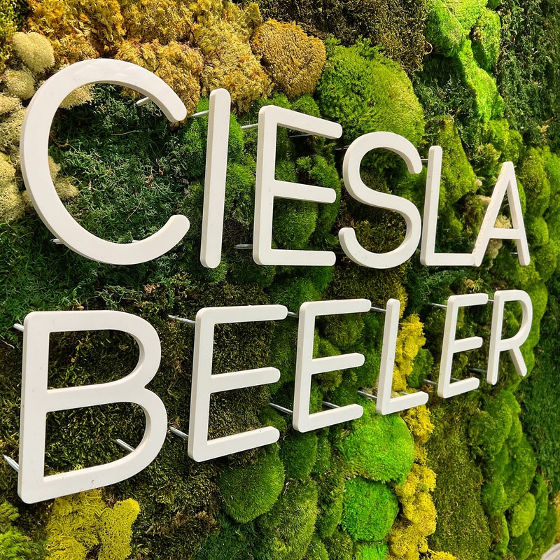 Floating Acrylic Name Sign - Etsy