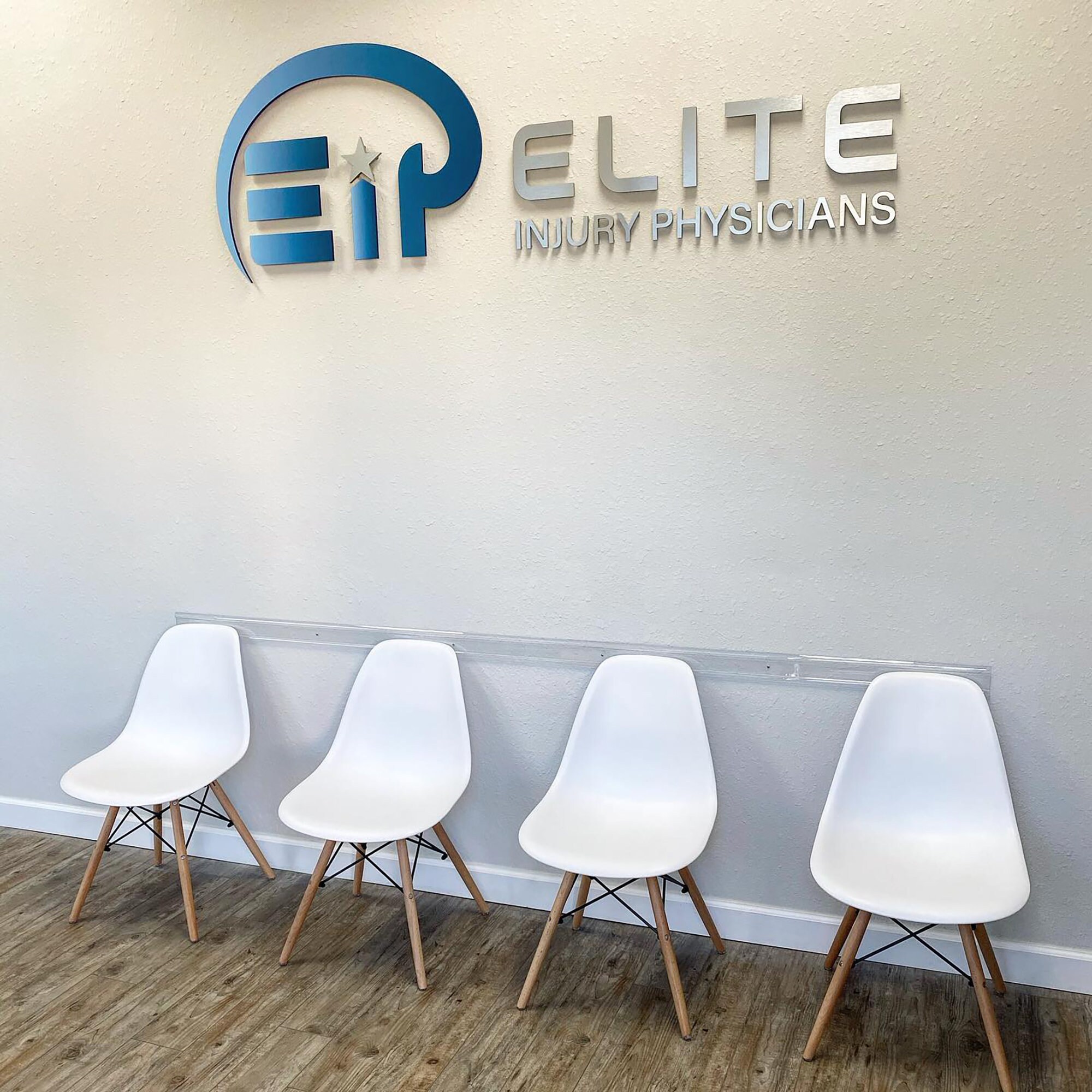 Raised Acrylic Metal Letters: Custom Office Reception Wall Sign - Etsy