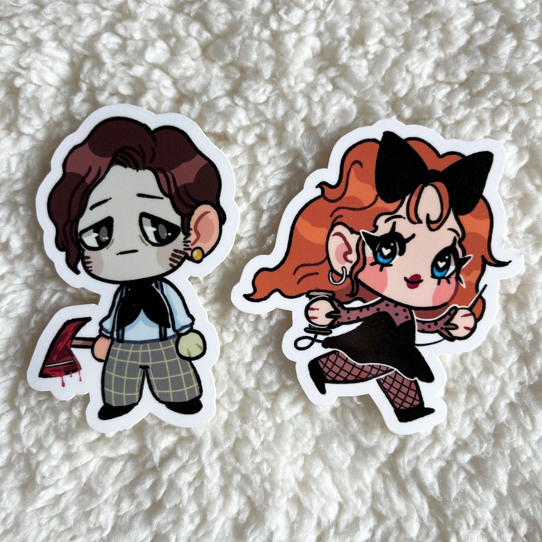 Lisa Frankenstein Chibi Stickers | Glossy Water Proof Sticker - Etsy