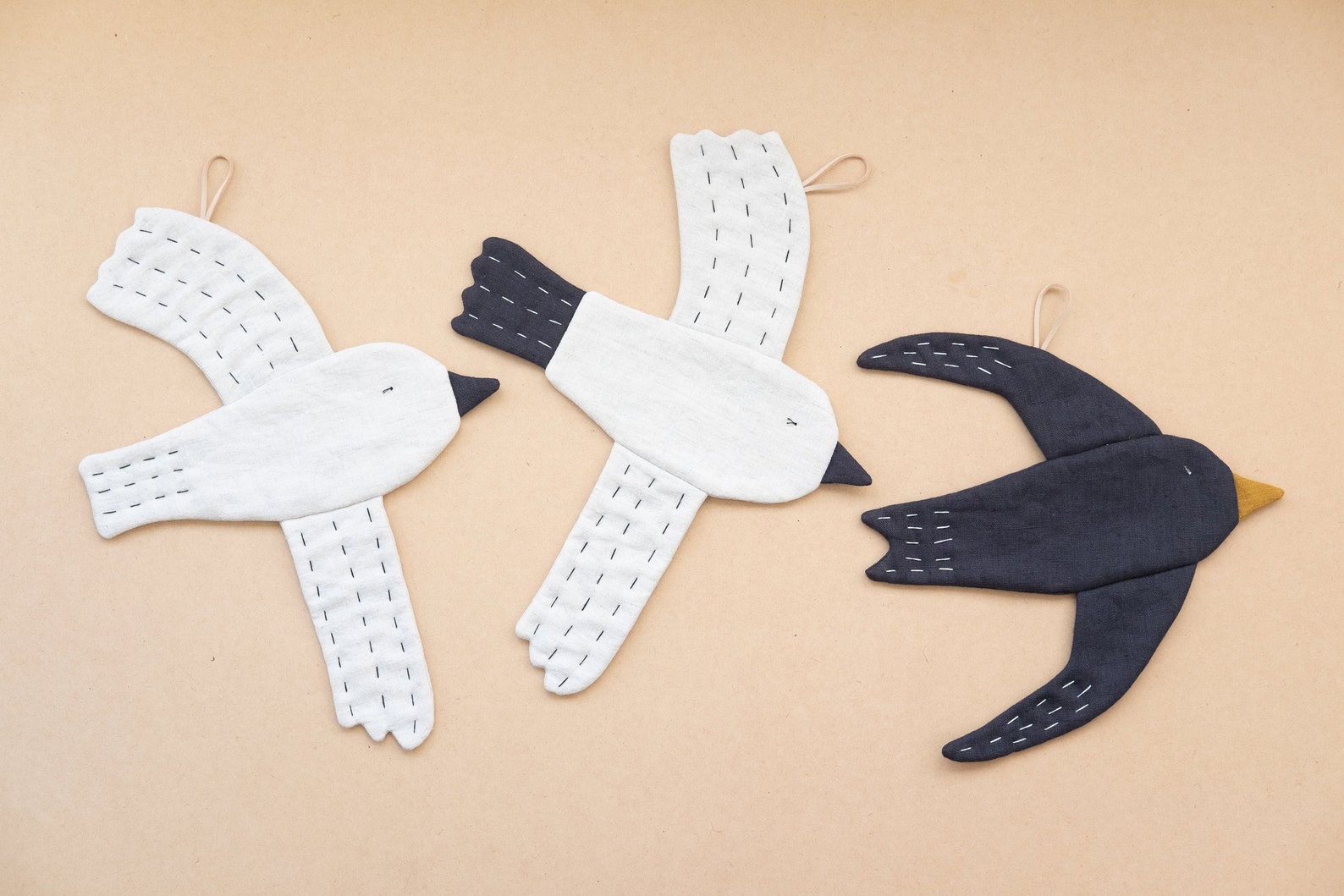 Bird Sewing Pattern PDF Songbird Wall Hanging Tutorial Instant Download ...