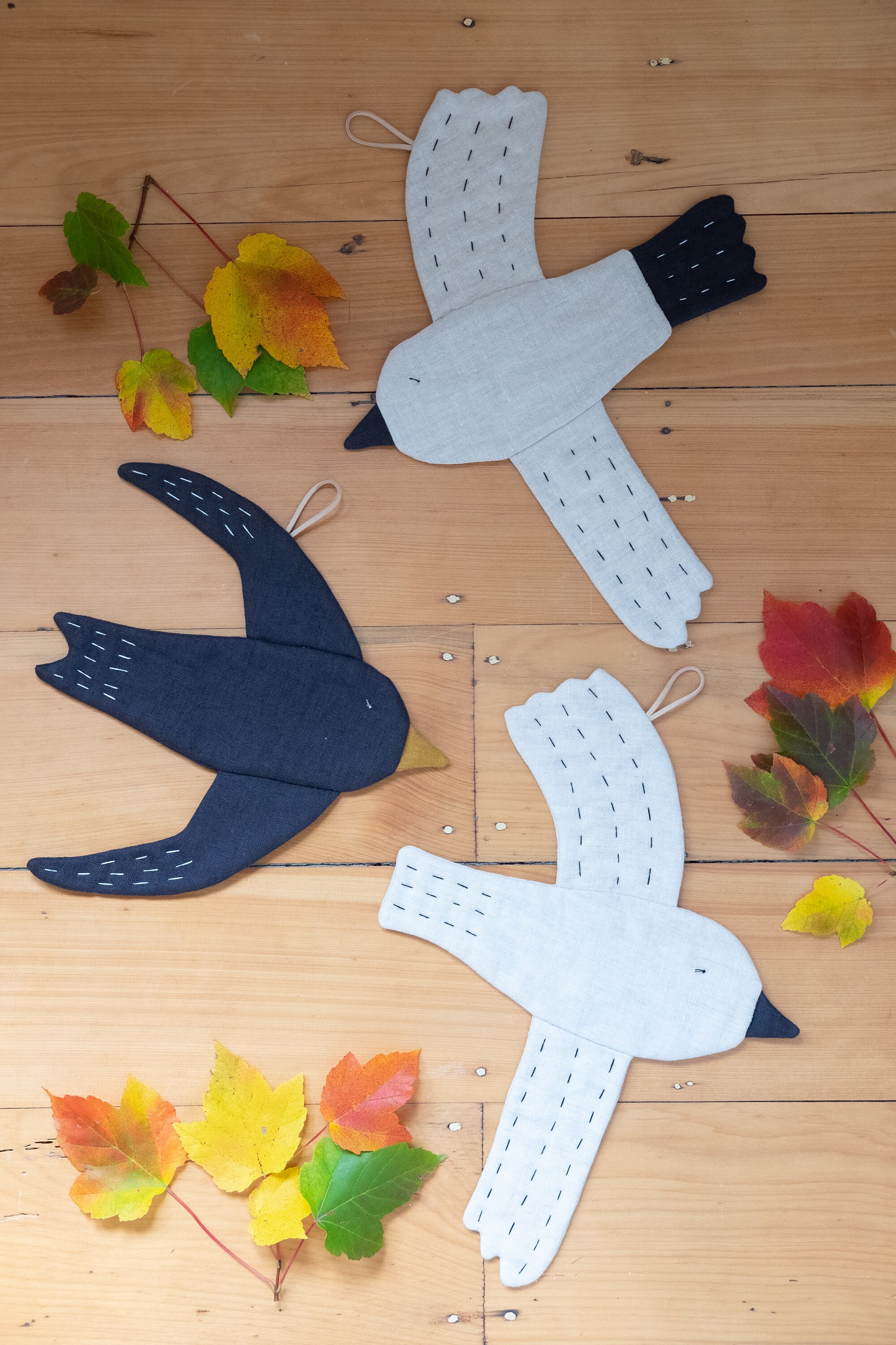 Bird Sewing Pattern PDF Songbird Wall Hanging Tutorial - Etsy